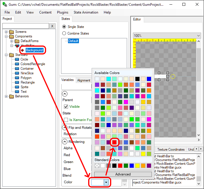 Health - FlatRedBall